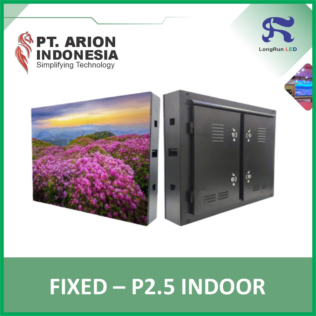 Longrun Indoor Fixed P2.5 - TOKO VIDEOTRON
