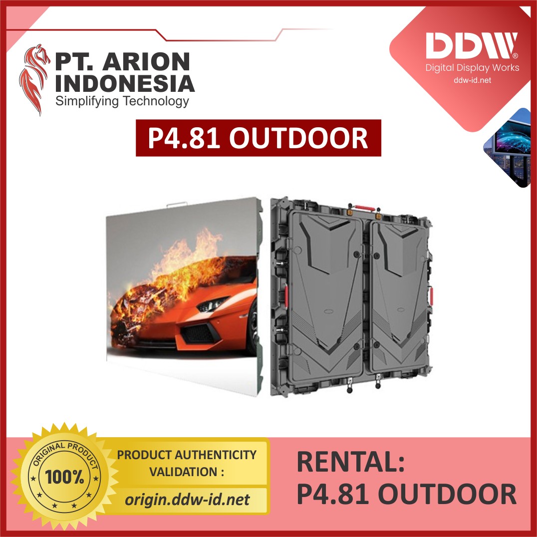 DDW P4.81 Outdoor Rental - TOKO VIDEOTRON