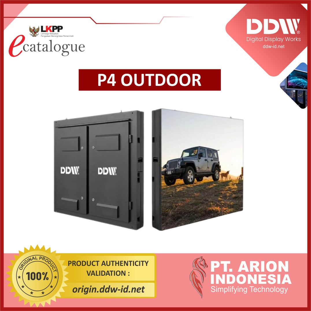 VIDEOTRON Non-TKDN - DDW P4 OUTDOOR - TOKO VIDEOTRON
