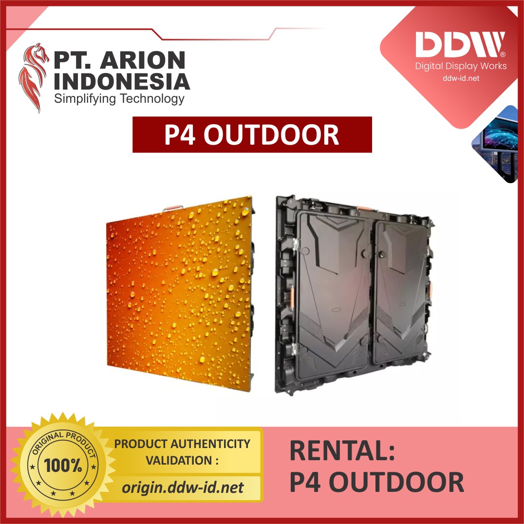 DDW P4 Outdoor Rental - TOKO VIDEOTRON