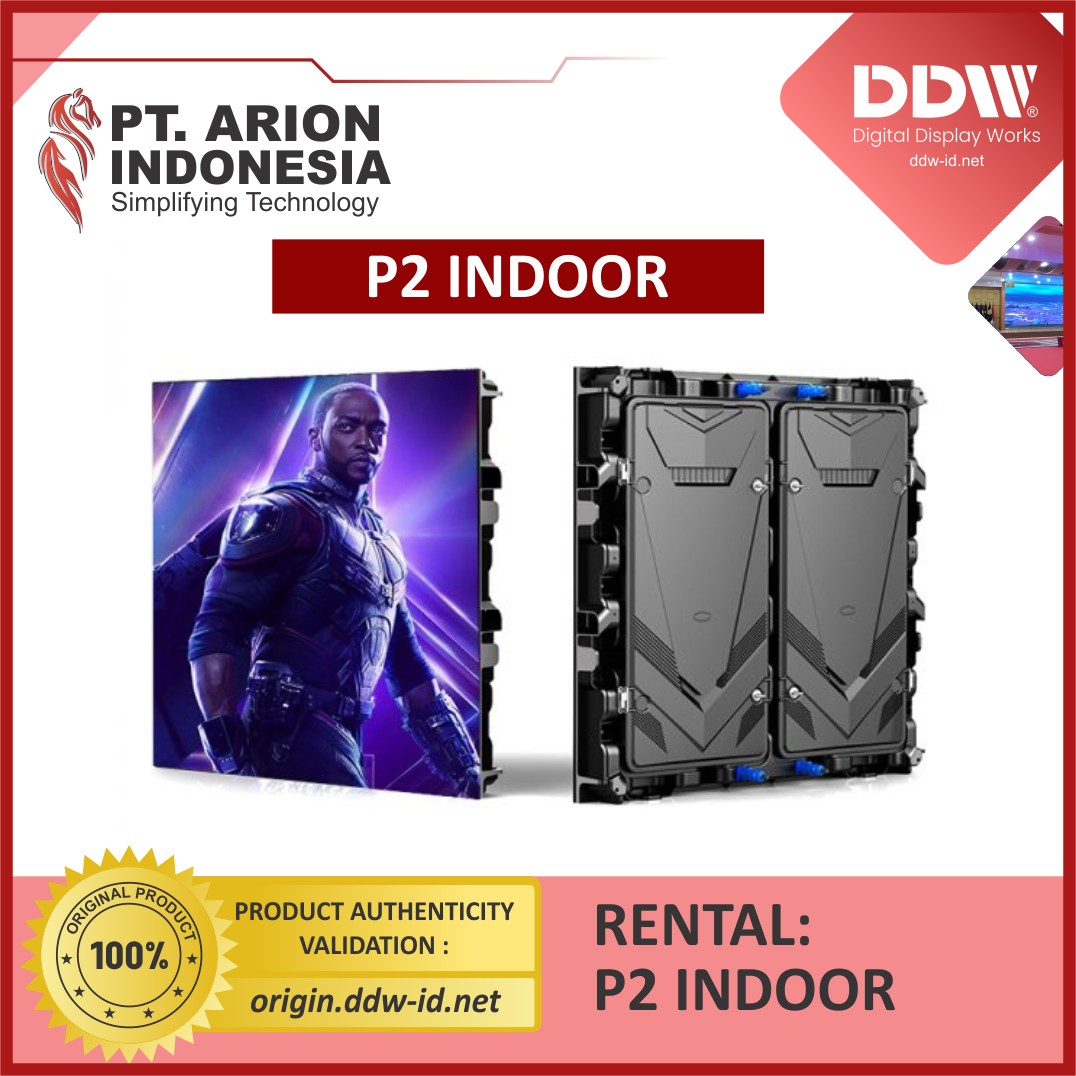 DDW P2 Indoor Rental - TOKO VIDEOTRON
